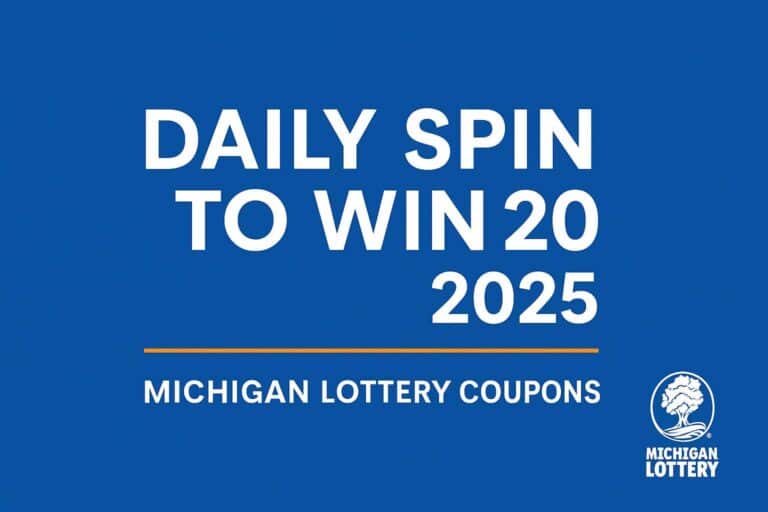 Daily Spin to Win 2025 | Michigan Lottery Coupons Guide